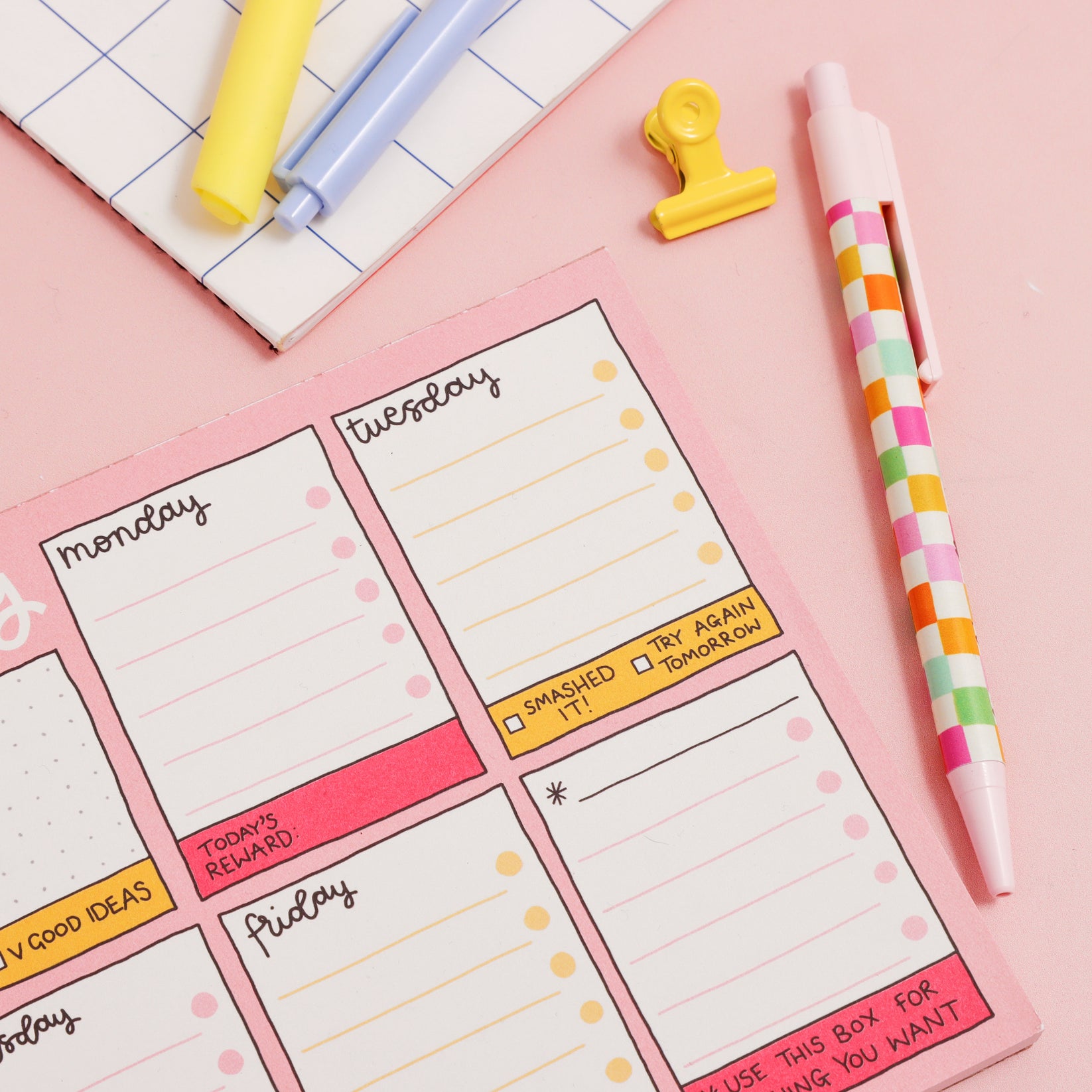 A5 Notepad - Weekly Planner - Let's Get Busy – Oh Laura