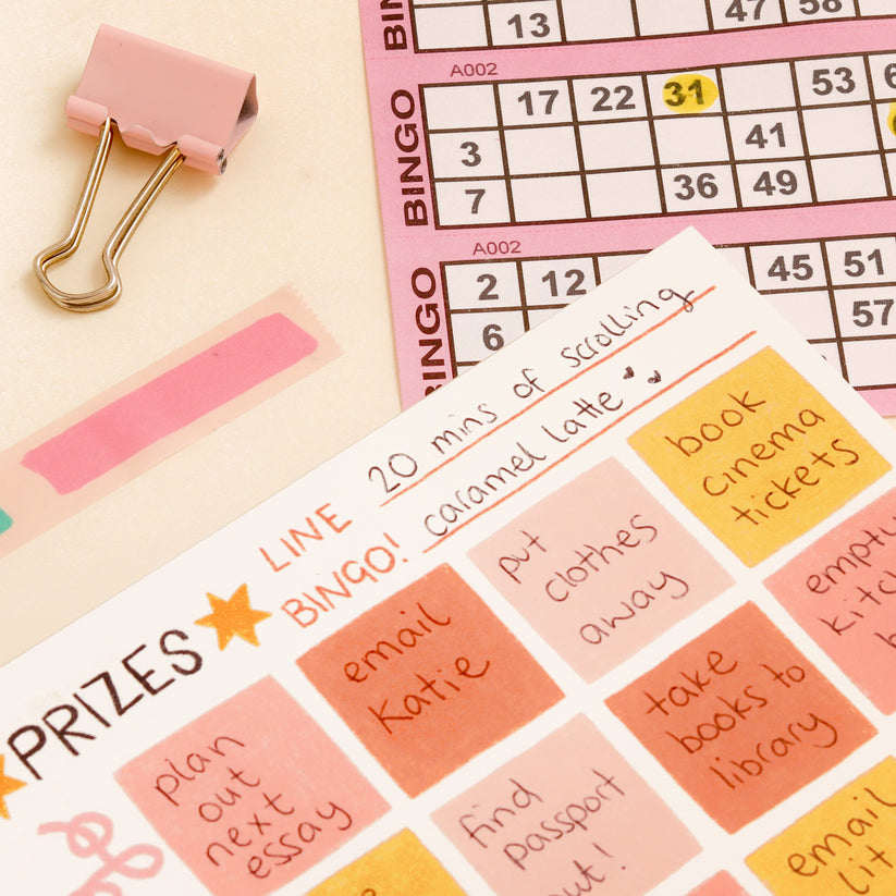 To Do List Bingo - Square Notepad – Oh Laura